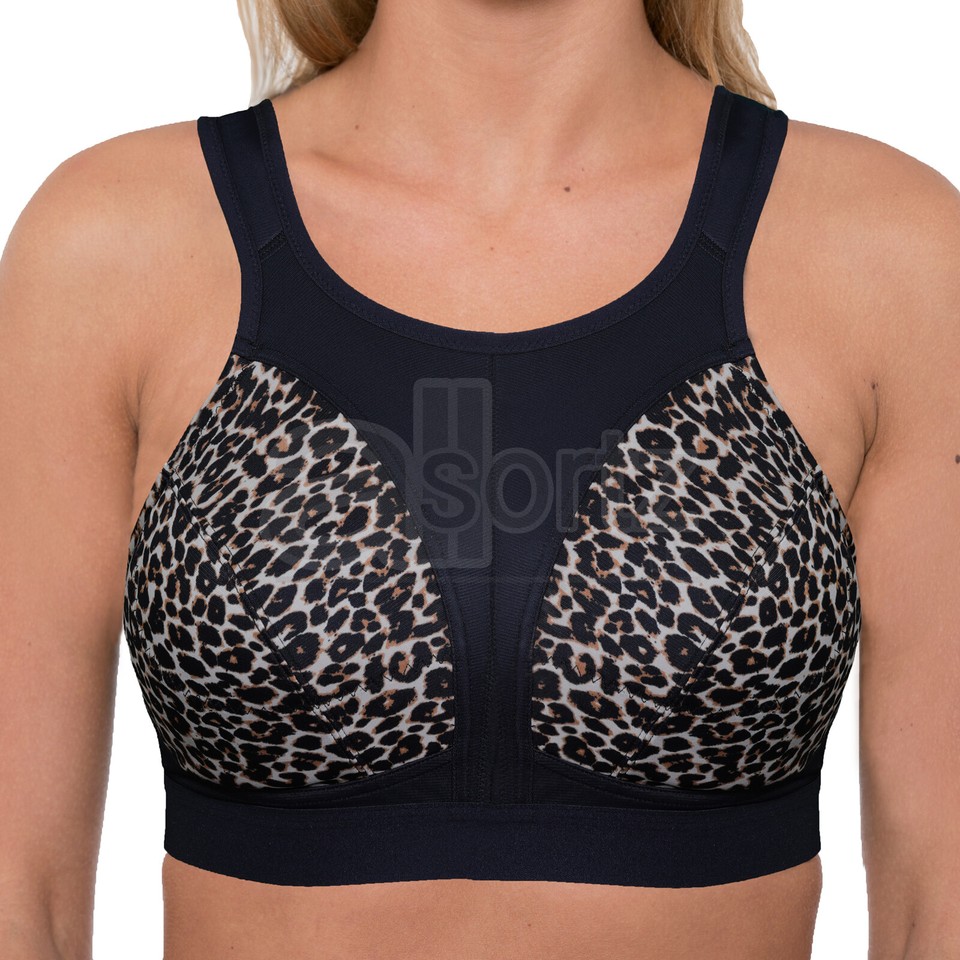 Ladies Gemm Sports Bra High Impact Plus Size Non Wired Unpadded ...