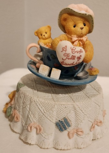 Cherished Teddies Girl in Tea Cup MUSICAL 1997 My Favorite Things ...