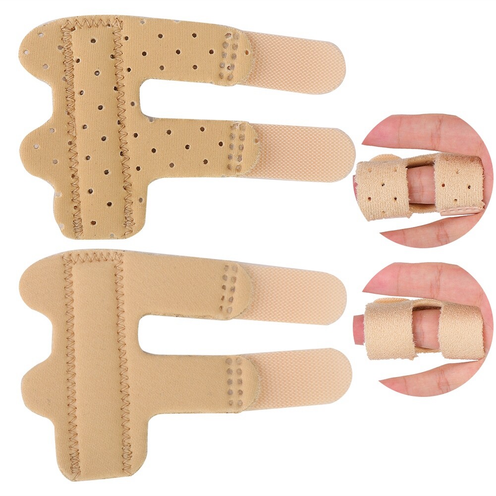 Adjustable Hand Support Finger Guard Splint Injury Recovery Brace Wrap ...