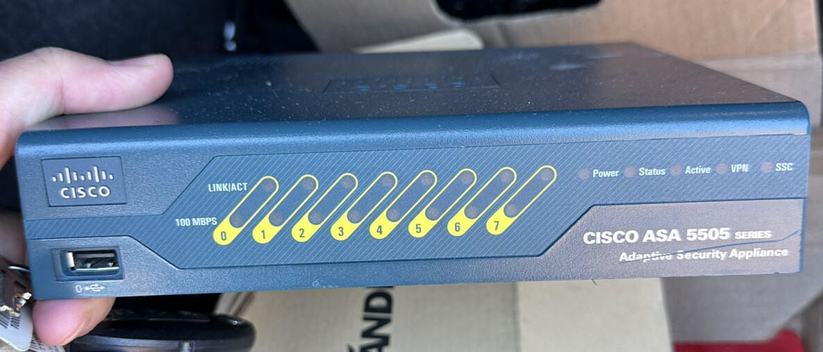 CISCO ASA 5505 Series Adaptive Security Appliance With ASA SSC-5 for ...