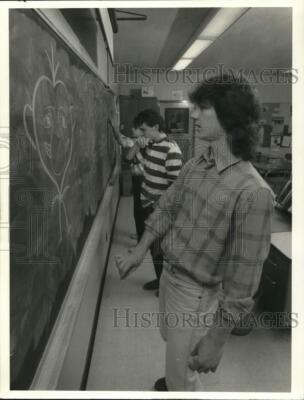 1987 Press Photo Dave Paddock, Chris Maloney and Paul Strange at High ...