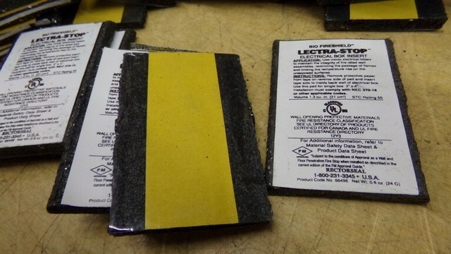 Rectorseal 66496 Bio Fireshield Lectra-Stop Electrical Box Insert for ...