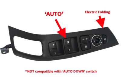 Electric Folding Anti-Pinch Safety Window Switch for 2014-2016 Hyundai ...