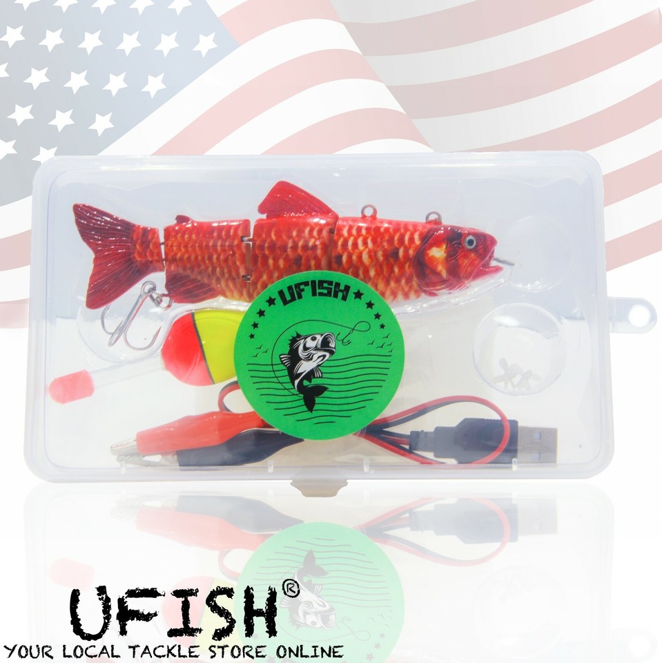 Electric Live bait, Robotic Fishing Lure - Animated Swimming Wobbler ...