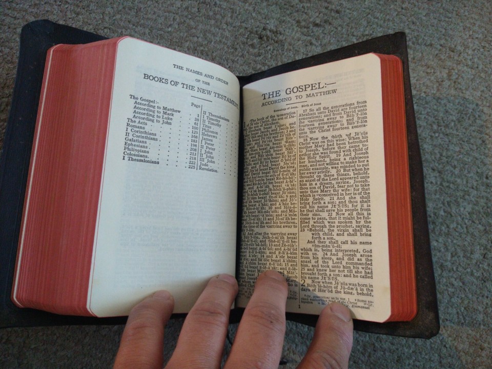 ASV American Standard Version Bible 1901 1929 Personal size | eBay