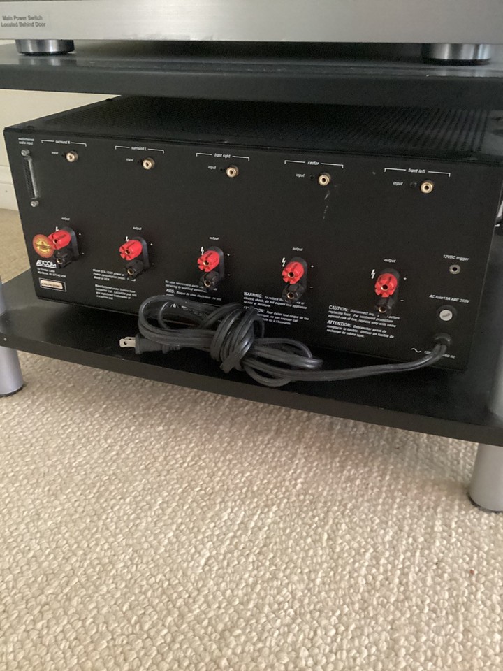 ADCOM GFA-7500 5 Channel THX Power Amplifier Home Theater Samsung TV No ...