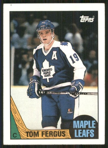 1987-88 Topps #120 Tom Fergus Toronto Maple Leafs Hockey Card 37090 | eBay