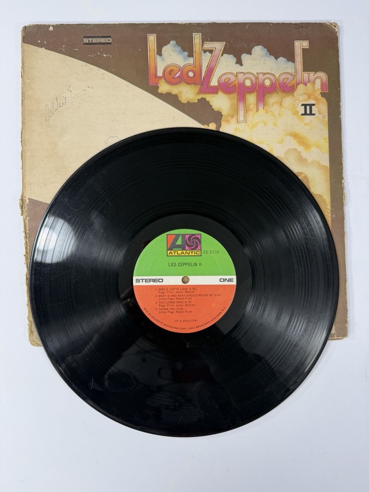 Led Zeppelin II *RL* Hot Mix First Press Holy Grail Atlantic SD-8236 ...