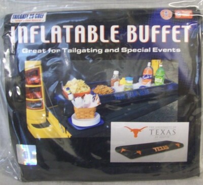 NEW INFLATABLE BUFFET SERVER 55" long University of Texas Longhorns | eBay