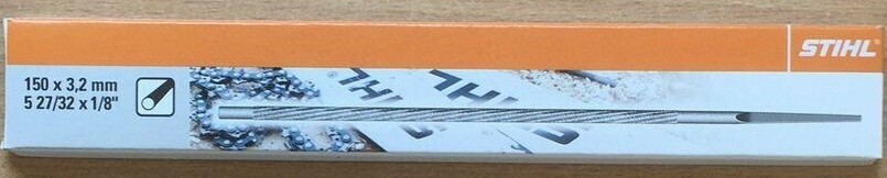 GENUINE STIHL ROUND CHAIN FILES 3.2mm x 150mm 1/4"P - 56057713206 (PACK ...
