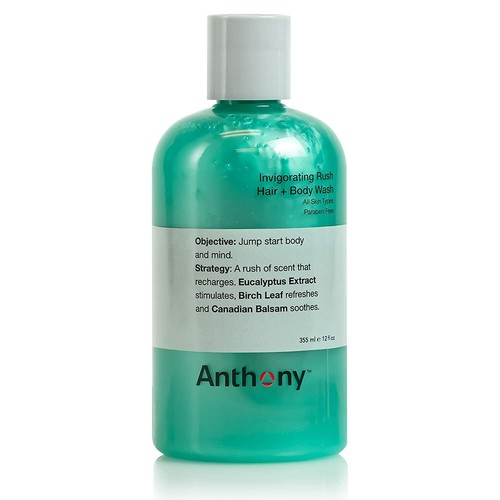 Anthony Invigorating Rush Hair and Body Wash, 32 Fl Oz, Contains ...