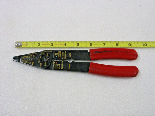 Blue Point 9-1/2' Wire Stripper Cutter Crimper Red Handle PWC-9 | eBay