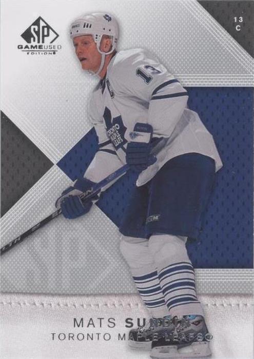 2007-08 SP Game Used Edition - Mats Sundin #8 for sale online | eBay