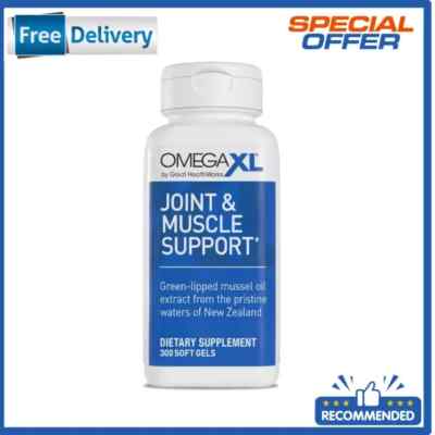 Omega XL 300 Capsules - Green Lipped Mussel Omega-3 Joint Relief ...