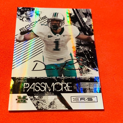 Darius Passmore .. ROOKIE AUTO 182/250 .. Marshall / Colts .. 2009 ...