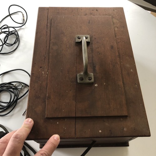 RARE 1920s VTG ANTIQUE Electroshock ELECTRIC SHOCK THERAPY MACHINE BIG ...