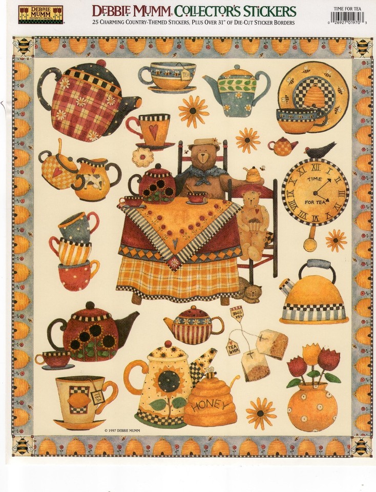Debbie Mumm Collector's Stickers ~ Choice of 19 Designs ~ Noah's ...