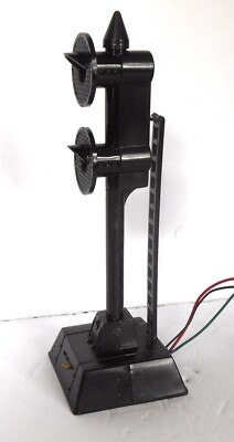 MARX 2 LIGHT SIGNAL WITH TRACK INSERTS. LIONEL COMPATIBLE. 3 pic | eBay