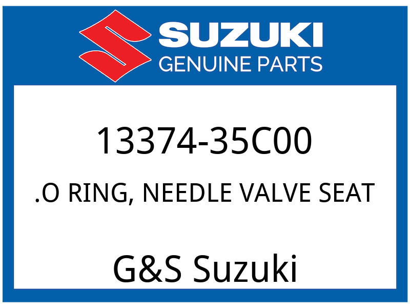 Suzuki OEM Part 13374-35C00 O RING, NEEDLE VALVE SEAT | eBay