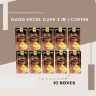 Gano Excel Cafe 3 in 1 Coffee Ganoderma Reishi 10 BOXES FAST SHIPPING ...
