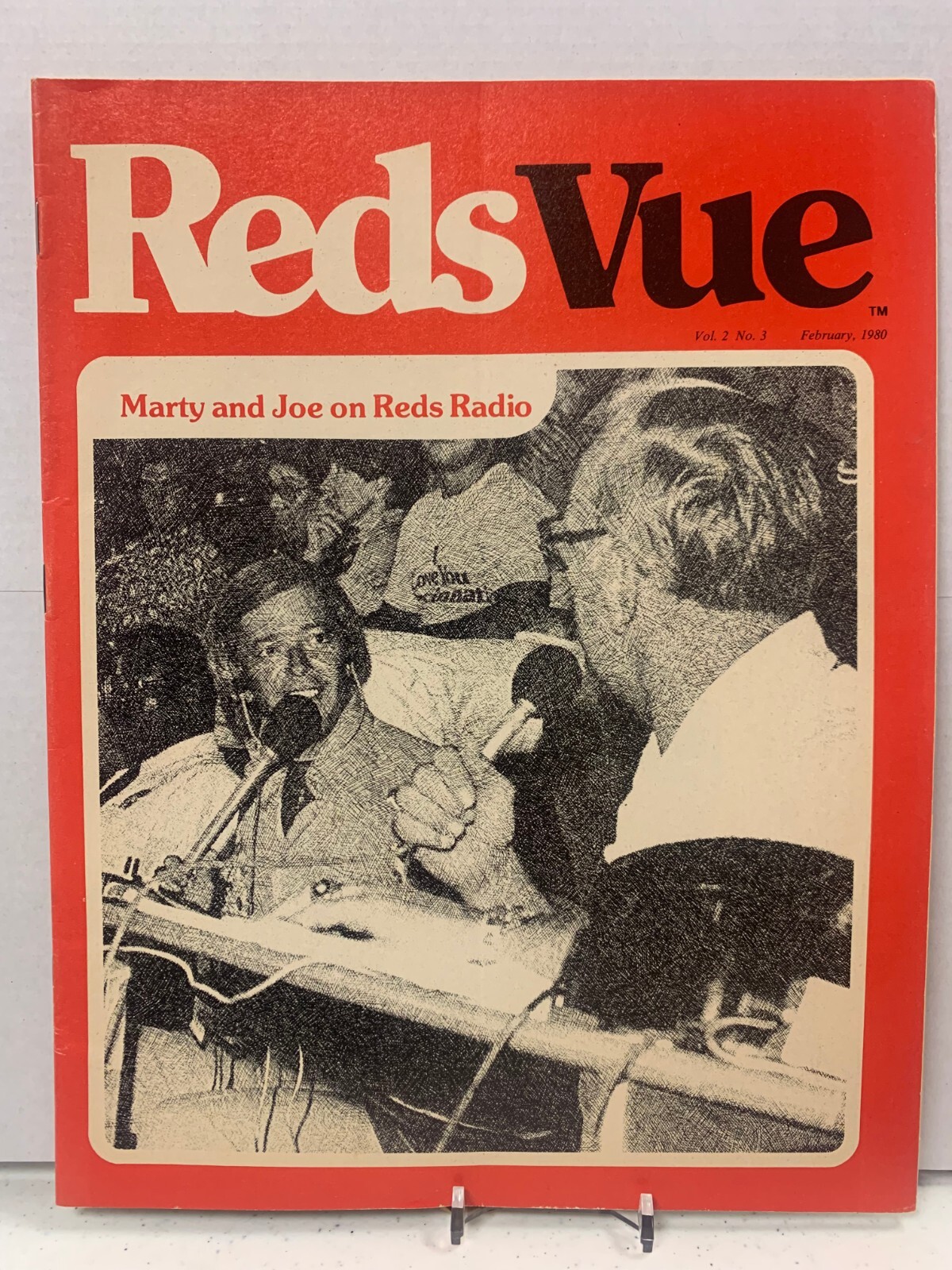 1980 REDS VUE VOL 2 NO 3 Cincinnati Reds Marty and Joe on Reds Radio | eBay