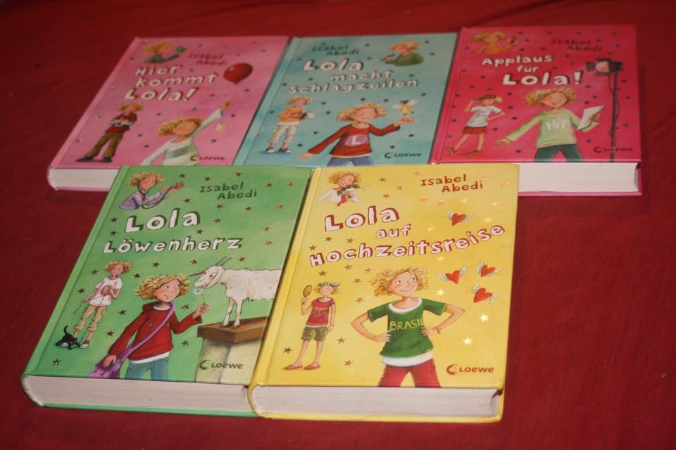 5x - Lola Bücher - Isabel Abedi - Loewe Verlag - gebunden - sehr guter ...