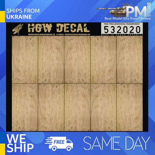 HGW 532020 1/32 Decal Faded Pine Tree Transparent A5x10pcs | eBay