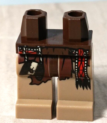 New LEGO Native American Legs TONTO Buckskin Pants Loincloth Bead Belt ...