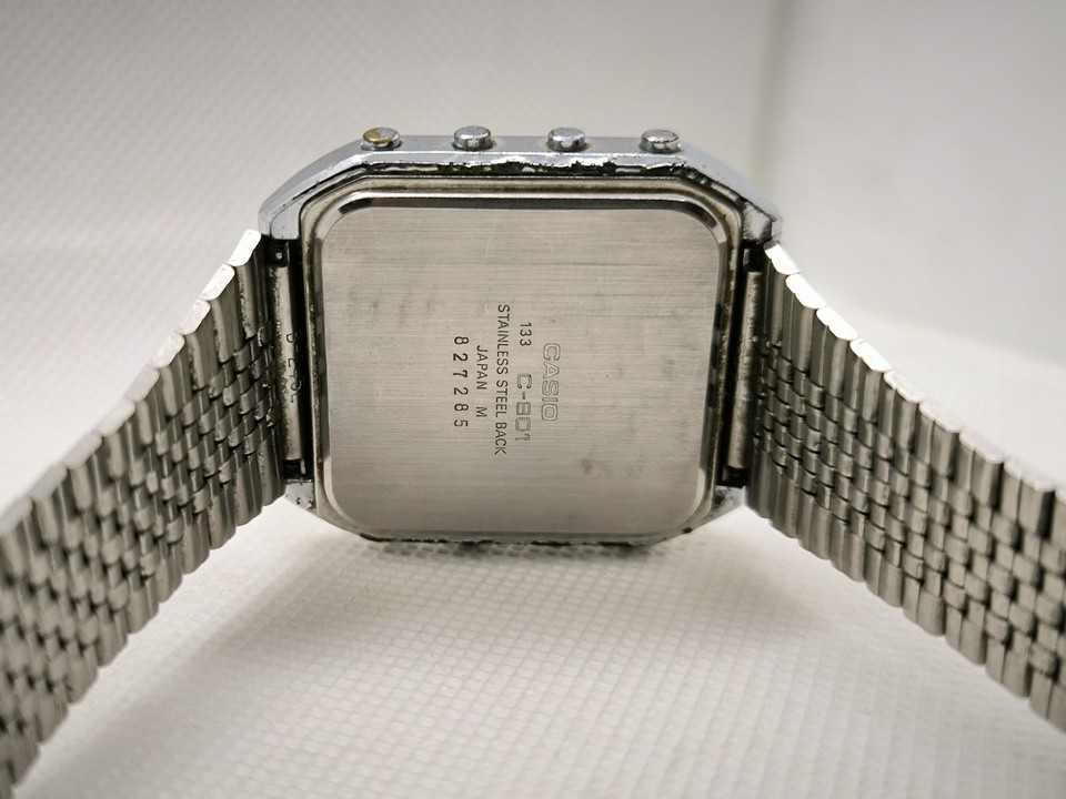 CASIO C-801 CALCULATOR WATCH Black MODULE 133 | eBay