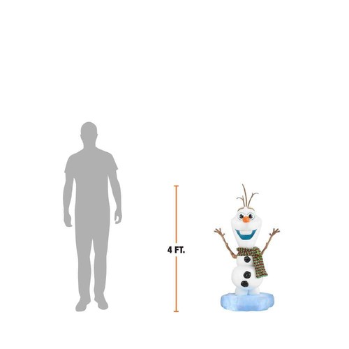 *NEW* Disney 4 ft Animated LED Holiday Olaf Frozen Christmas Prop ...
