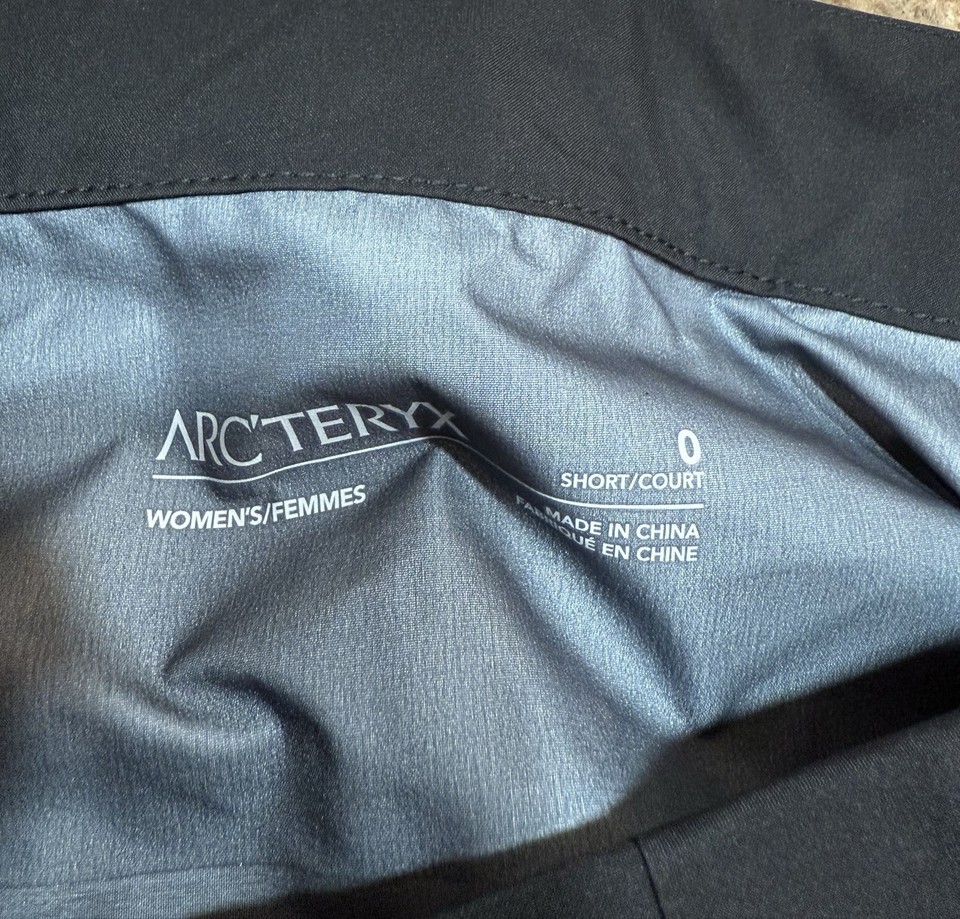 ARCTERYX Beta AR Black Gore Tex Pro Women’s Pants -0- Short Model 30094 ...