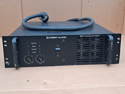 Crest Audio 9001 6000-Watt 2-Channel Power Amplifier Fully working | eBay