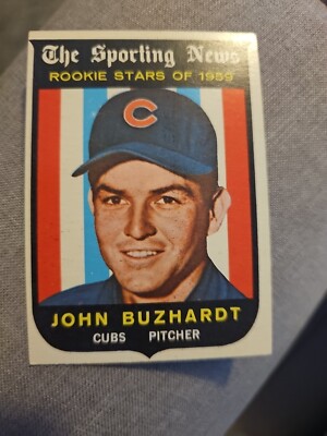 1959 Topps - Sporting News Rookie Stars #118 John Buzhardt (RC) | eBay