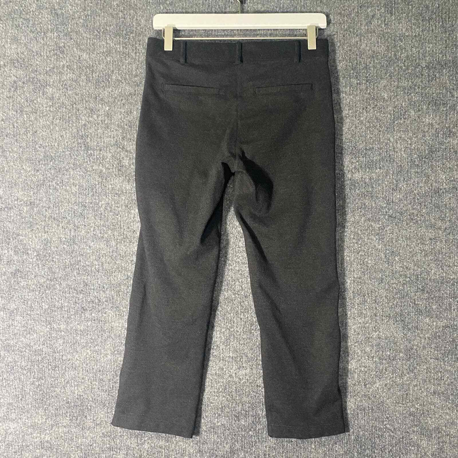Betabrand Pants Small Charcoal Cropped Leg Capri Trouser Dress Pants ...