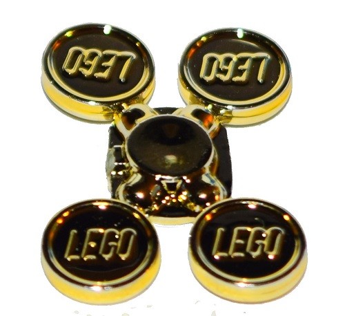☀️NEW LEGO MINIFIG City Money GOLD CHROME TREASURE x4 Gold Coins booty ...
