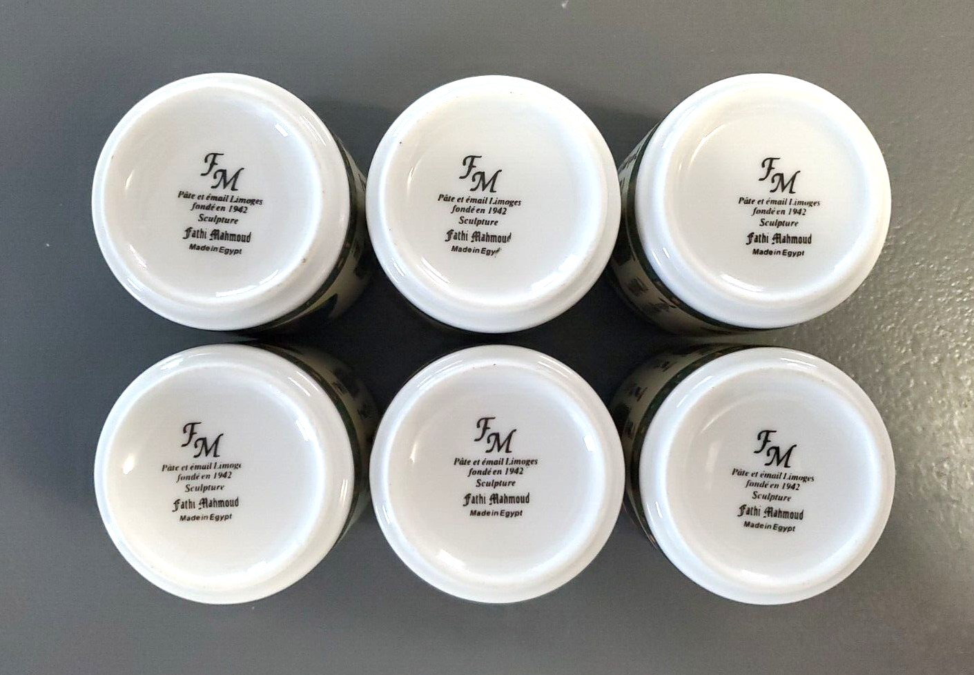 FM Fathi Mahmoud 1942 Sculpture 6 cups | eBay