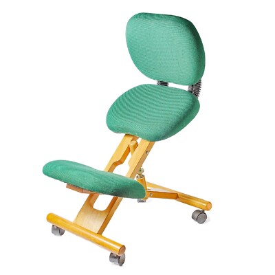 Mobile Wooden Ergonomic Kneeling Posture Chair | eBay