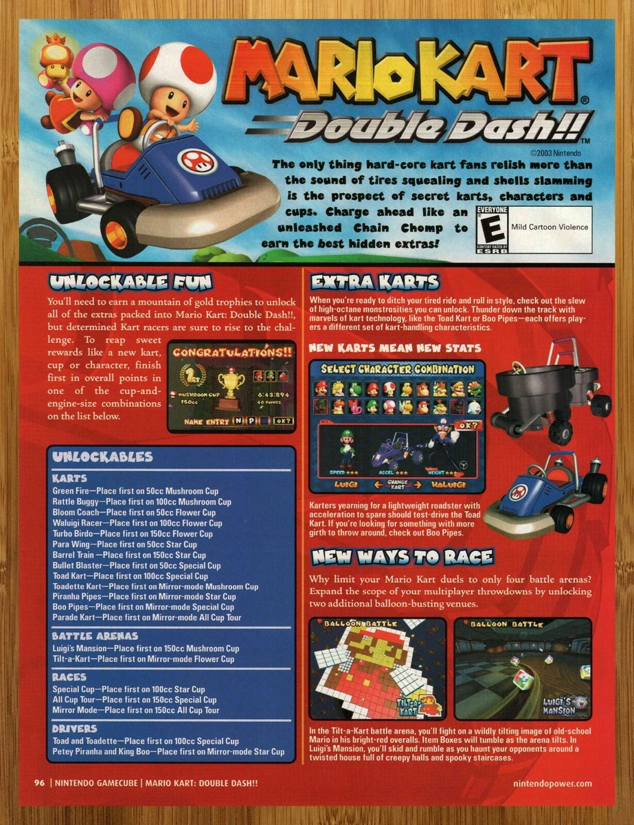 Mario Kart Double Dash Flower Cup