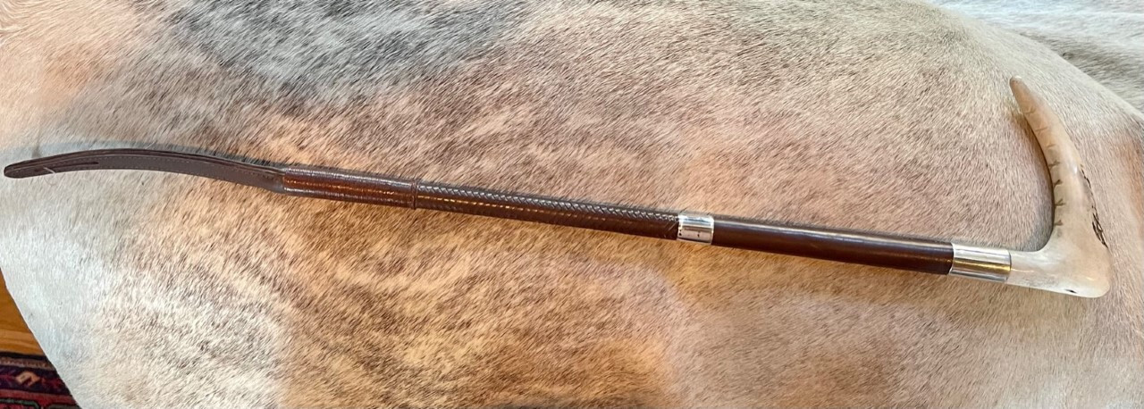 LadiesTraditional Hunt Crop made by Swaine's with Double Sterling ...