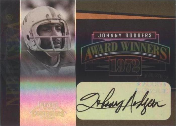 2006 Playoff Contenders - Award Winners Johnny Rodgers #AW-33 ...