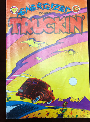 TRUCKIN' #2 ENERGIZED COMICS THE PRINT MINT 1970'S UNDERGROUND COMICS ...