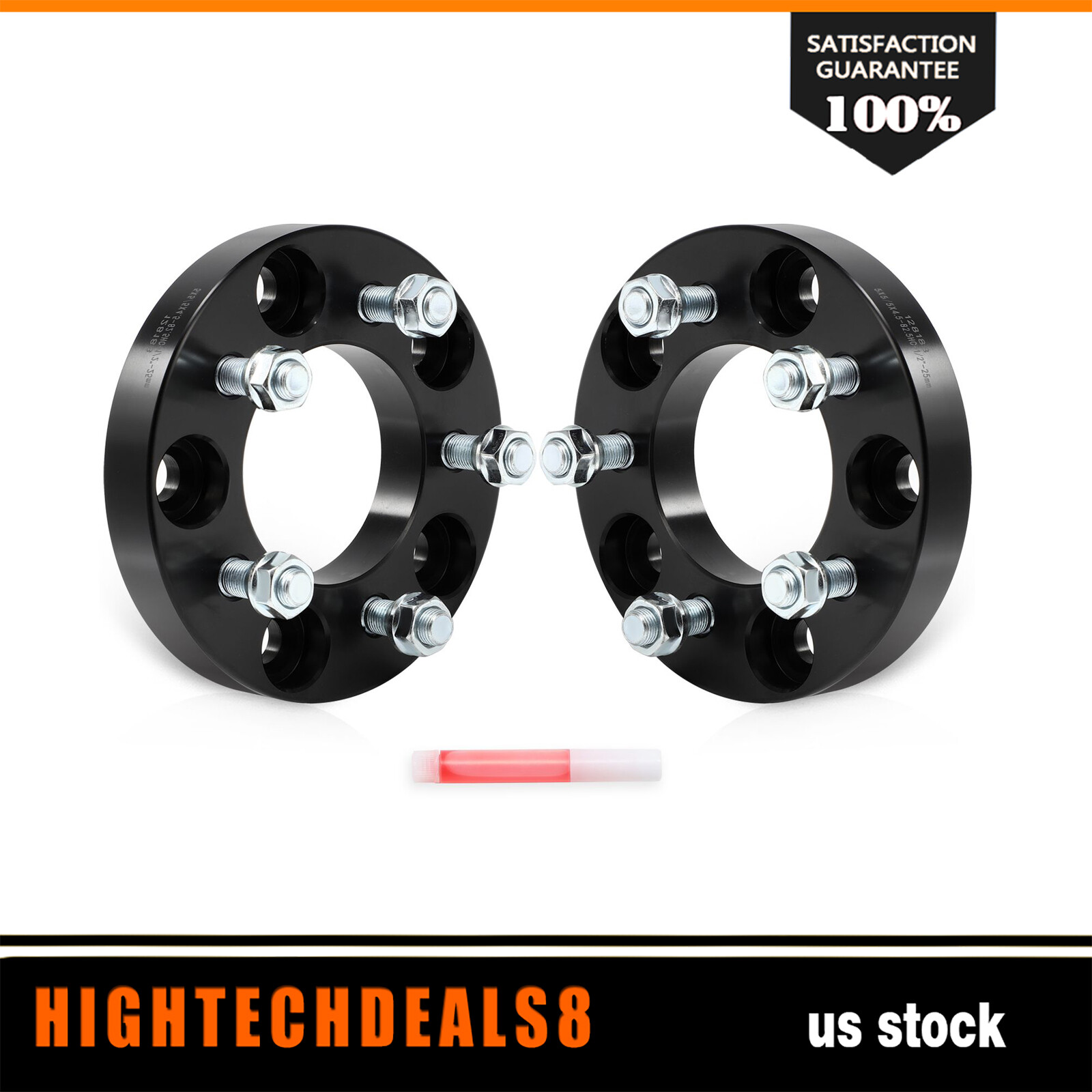 (2) 1 inch Wheel Adapters 5x5 to 5x4.5 1/2"-20 For Jeep 5x127 to 5x114 ...