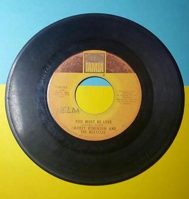 VINTAGE 1967 TAMLA MOTOWN RECORDS 45 RPM RECORD - SMOKEY ROBINSON & the ...