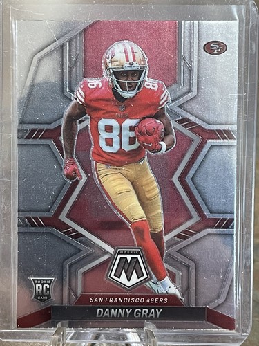 2022 Panini Mosaic Football Danny Gray Base RC Rookie #338-San ...