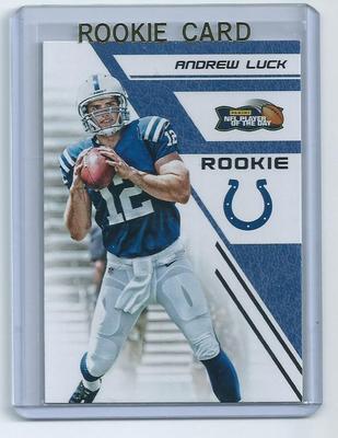 Andrew Luck 2012 Panini Player of the Day Rookie Card #11 | eBay