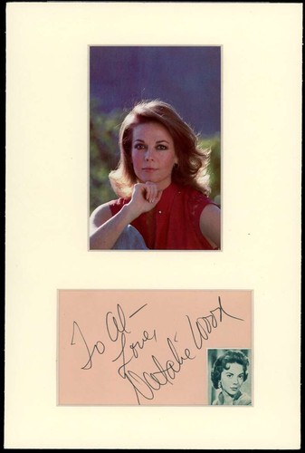 Natalie Wood JSA Loa Signed Album Page Autograph | eBay