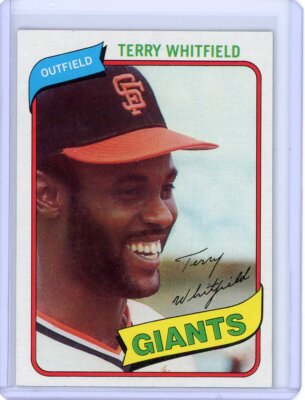 1980 TOPPS TERRY WHITFIELD #713 NM-MT TO MINT SET BREAK GIANTS | eBay