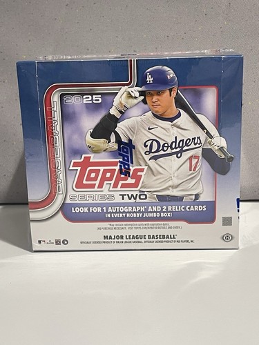 2025 Topps Series 2 Baseball Jumbo Hobby Box Sealed - In Hand 🖐️ | eBay