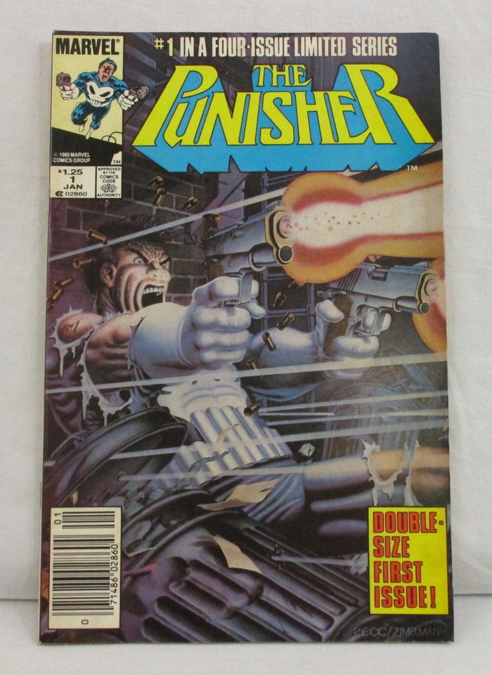 THE PUNISHER #1-5 Complete Limited Mini Series Set 1985 Marvel Comics Lot Zeck | eBay