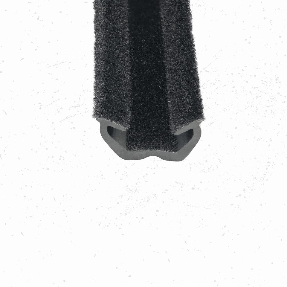Effortless Installation 10ft Flocked Rubber Glass Channel - For Cars ...